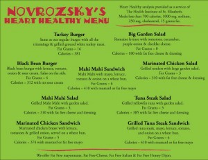 Eat Healthier Orange – Check Out Novrozsky’s Heart Healthy Menu | Eat ...